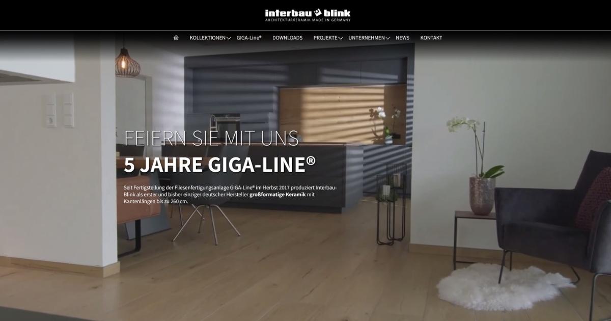 Interbau-Blink | XXL GIGA-Line® Tiles, Floor & Wall Tiles, Terrace ...